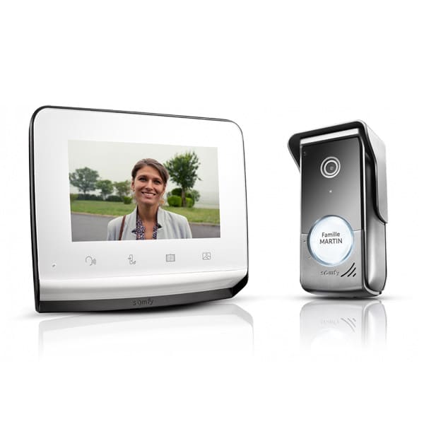Somfy 1870996 wideodomofon V350 RTS monitor + panel zewnętrzny ...